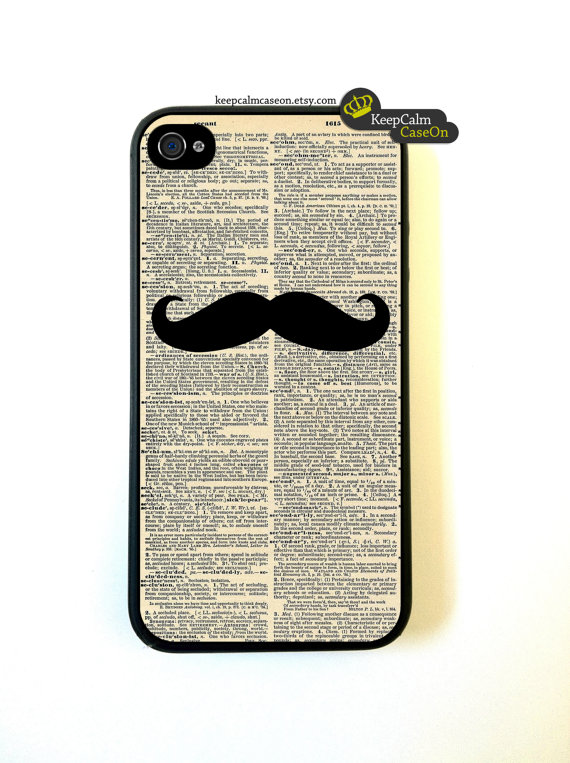 Mustache Iphone 4 Case, Hard Fitted Case For Iphone 4 & Iphone 4s ...