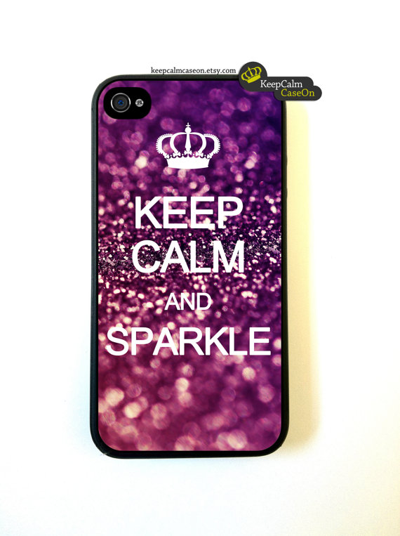 Iphone 4 Case - Keep Calm And Sparkle Iphone 4 Case on Luulla